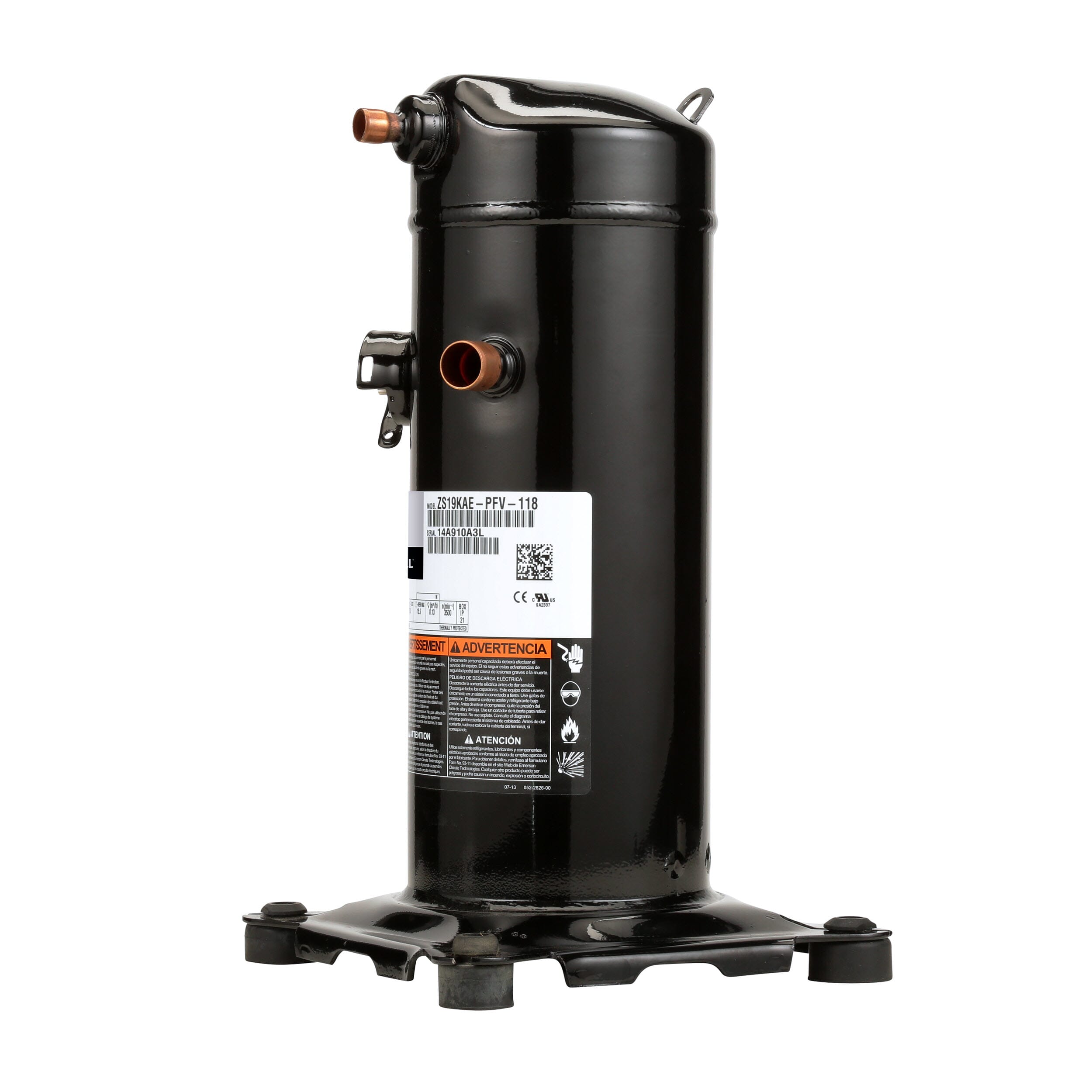 Copeland Refrigeration ZS15KAE-TF5-818 – 3 PH R134a, 15500 BTU ...